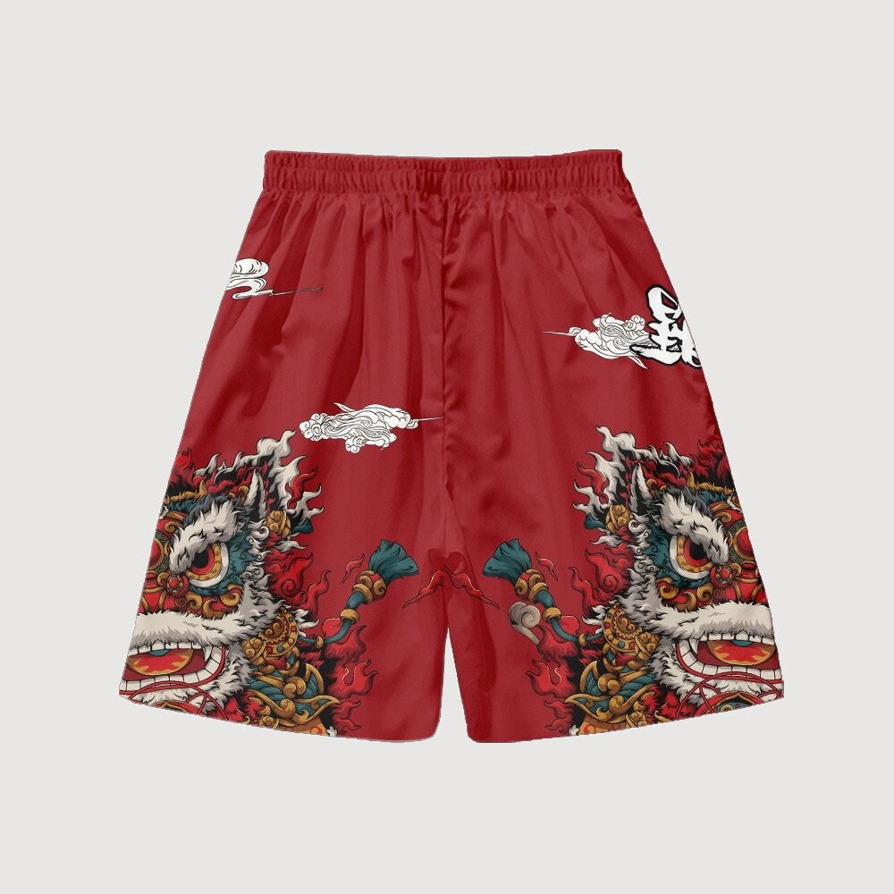 Chinese Lion Shorts 'Nankin's – My Japan Clothes