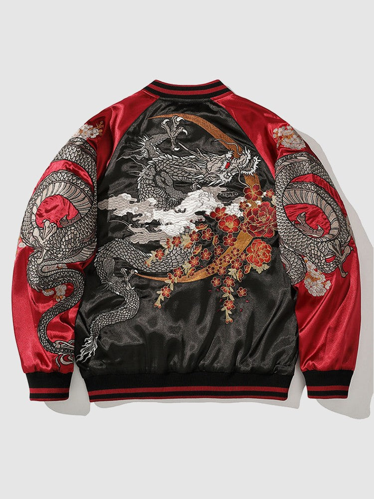 Embroidered Sukajan Japanese Dragon 'Shishu' – My Japan Clothes