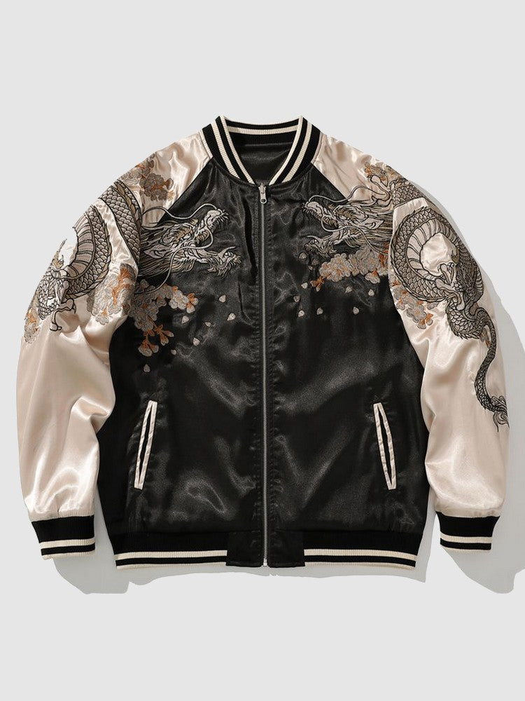 Embroidered Sukajan Japanese Dragon 'Shishu' – My Japan Clothes