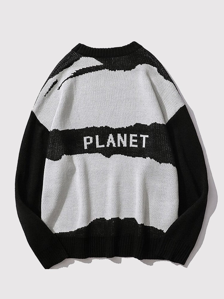 Japanese Anime Inspiration Sweater 'Planet' – My Japan Clothes