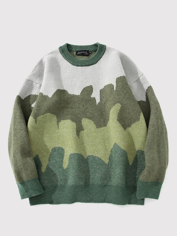 Japanese Camouflage Sweater 'Shibuya' – My Japan Clothes