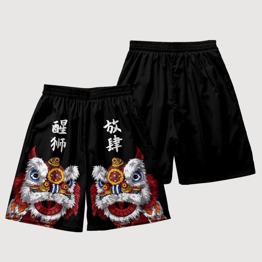 Japanese Carnival Lion Shorts 'Raion' – My Japan Clothes