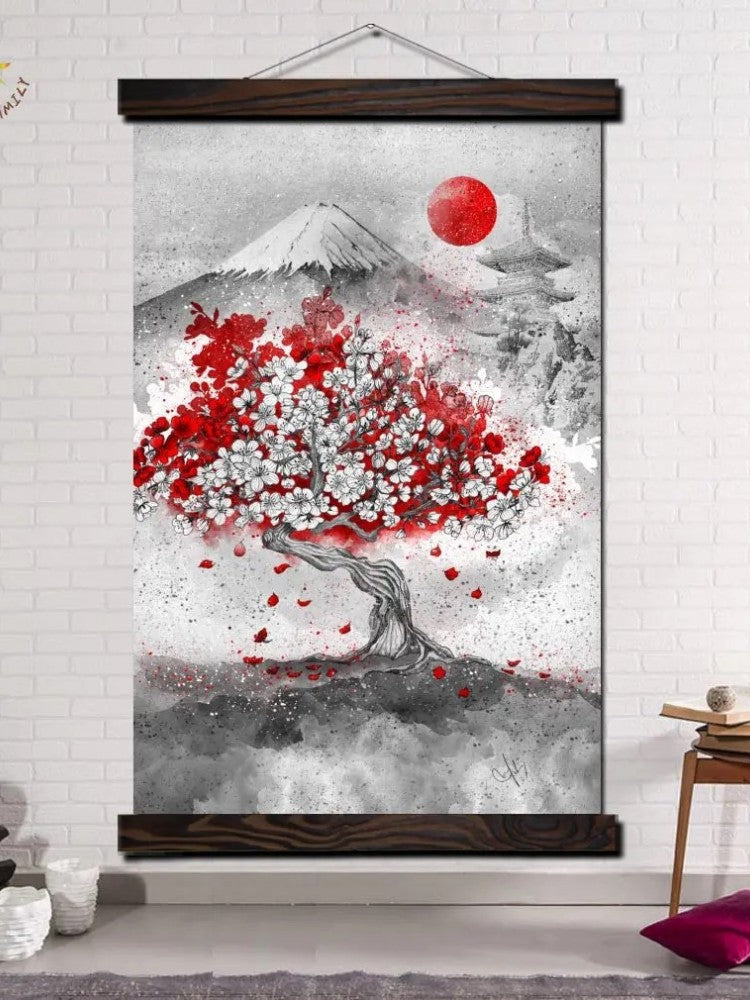 Japanese Inspiration Painting 'Bonsaï' – My Japan Clothes