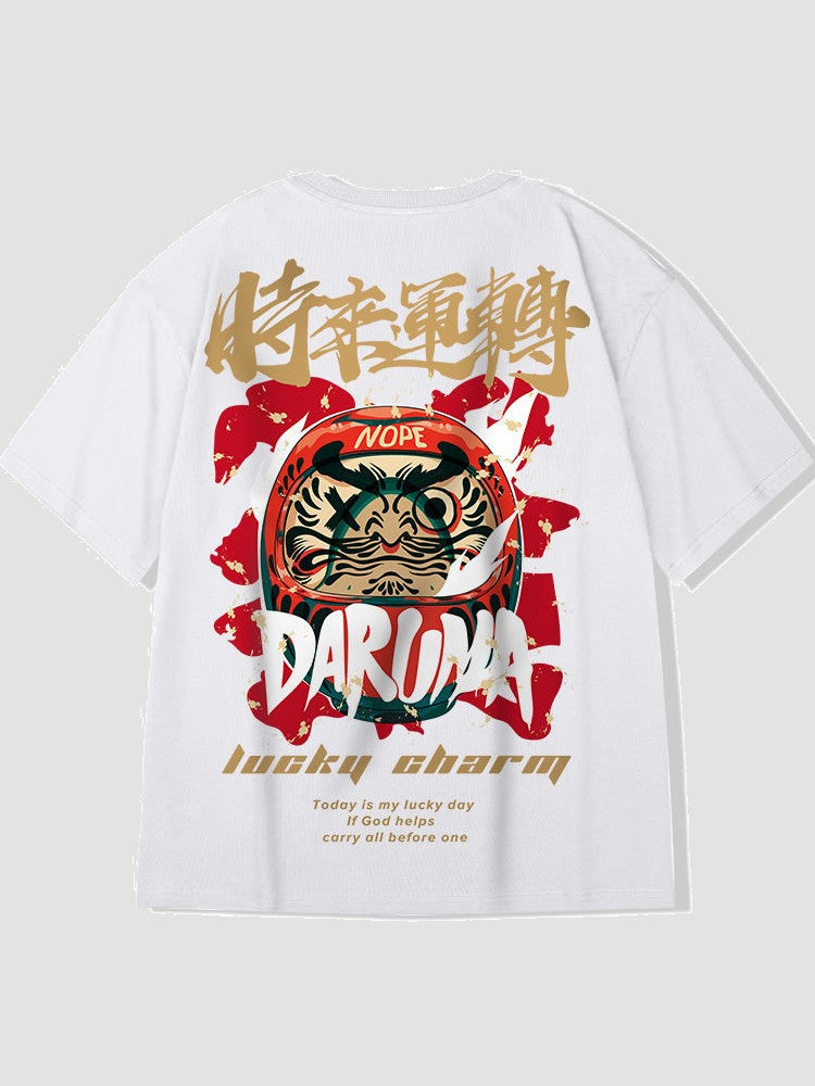 Japanese Shirt Daruma Pattern 'Hinshitsu' – My Japan Clothes