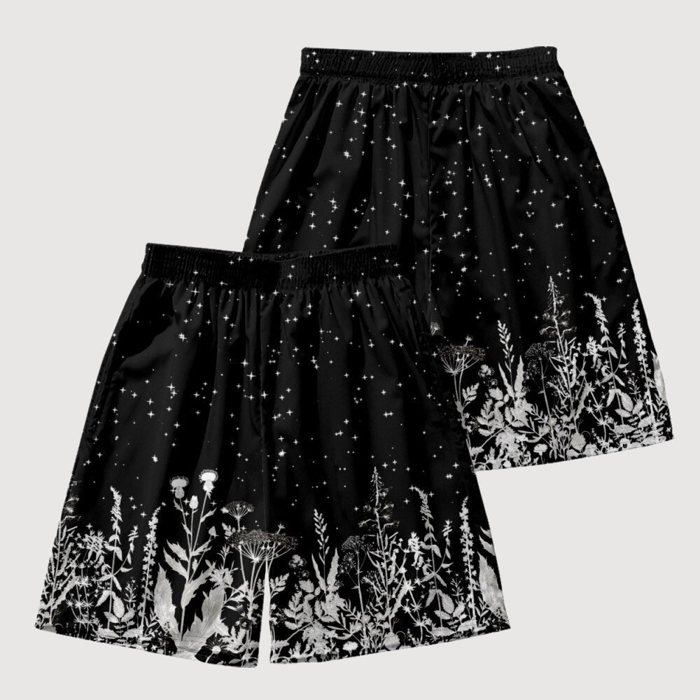 Japanese Shorts Floral Design 'Inaka' – My Japan Clothes