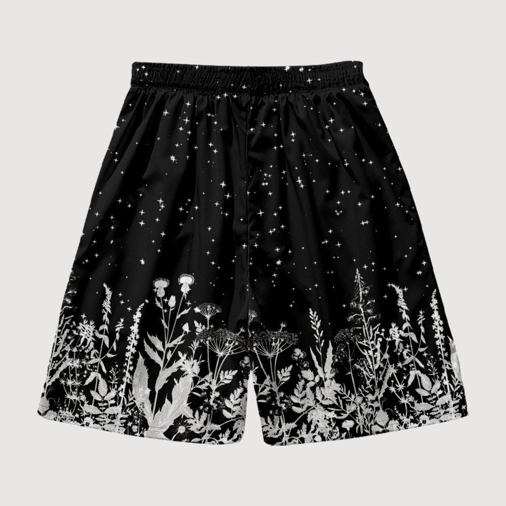 Japanese Shorts Floral Design 'Inaka' – My Japan Clothes