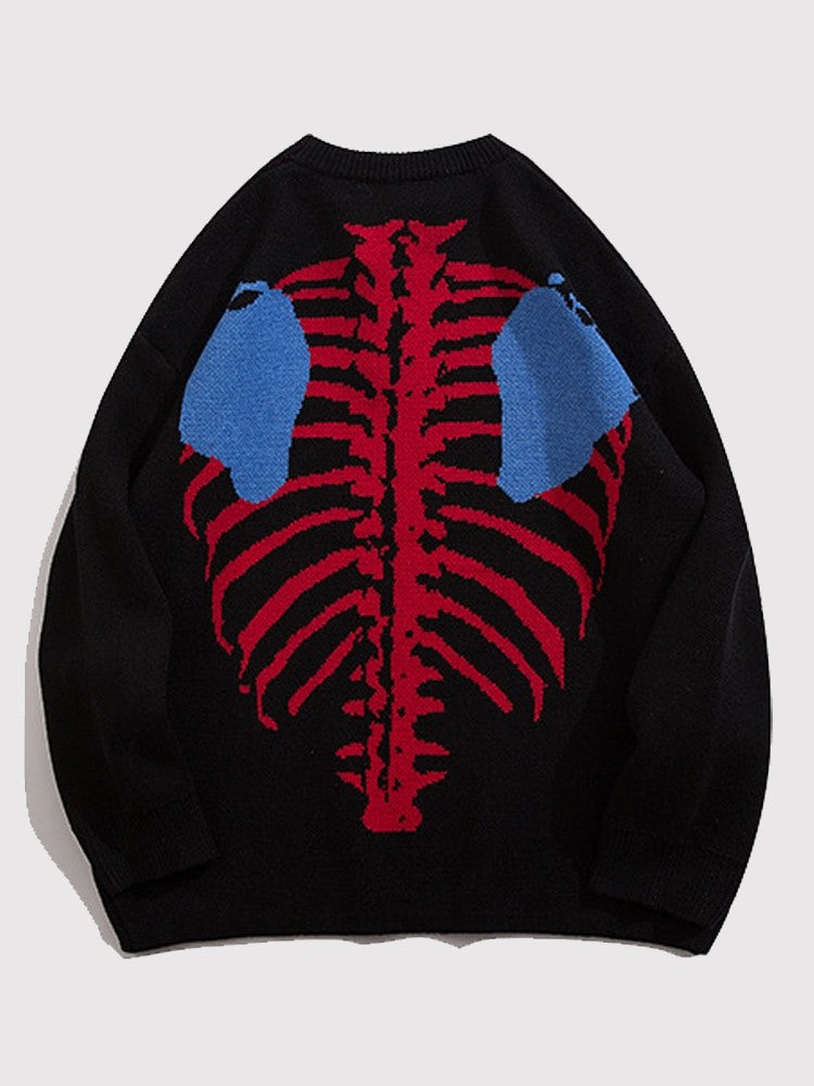 Japanese Skeleton Sweater 'Ochanomizu' – My Japan Clothes