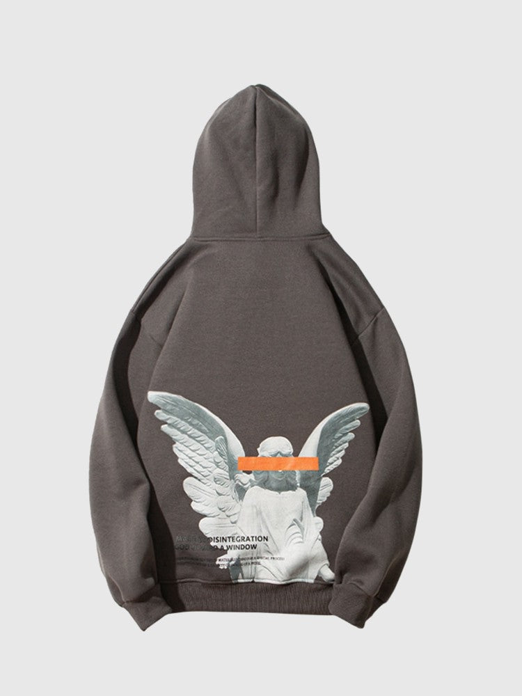 Japanese Streetwear Hoodie Angel Design 'Dozo' – My Japan Clothes