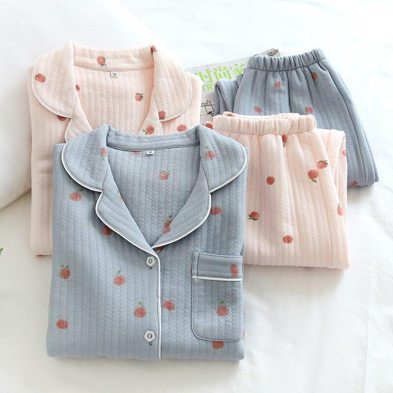 Japanese Style Thick Cotton Pajamas – My Japan Clothes