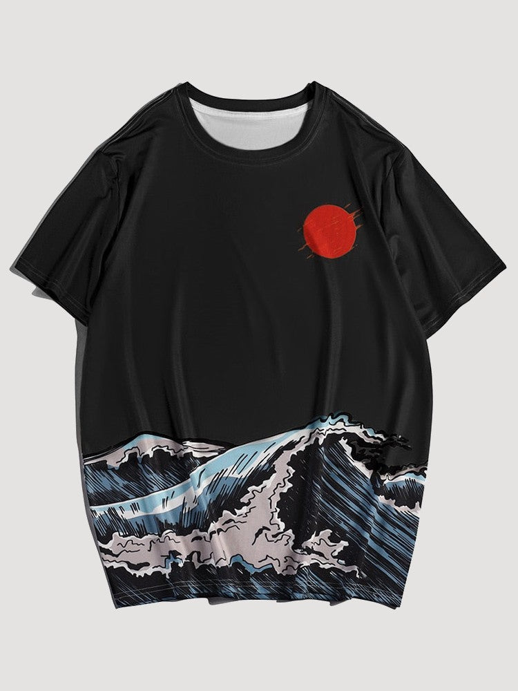 Japanese T-shirt 'Rising sun' – My Japan Clothes