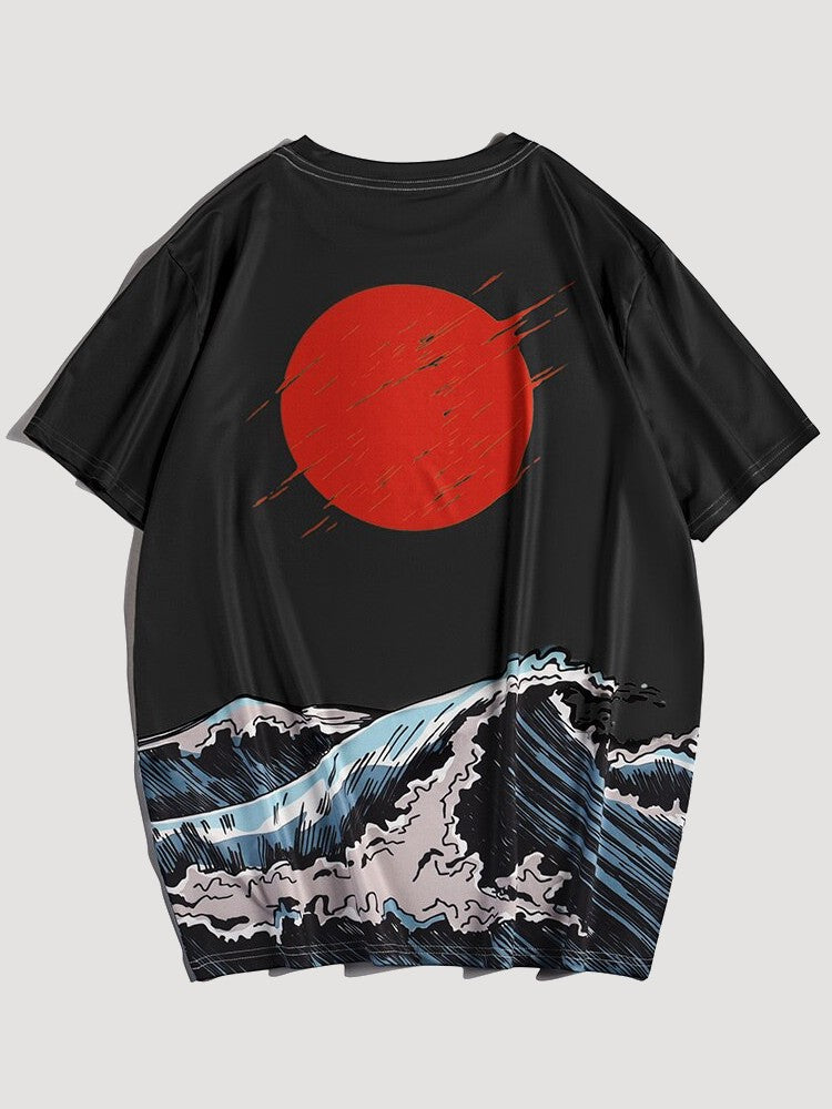 Japanese T-shirt 'Rising sun' – My Japan Clothes