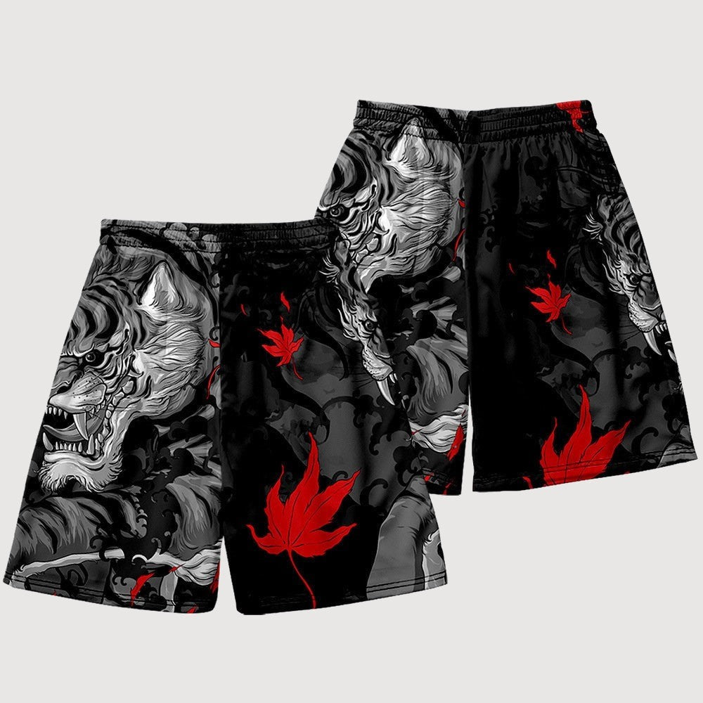 Japanese Tiger Pattern Shorts 'Shito' – My Japan Clothes