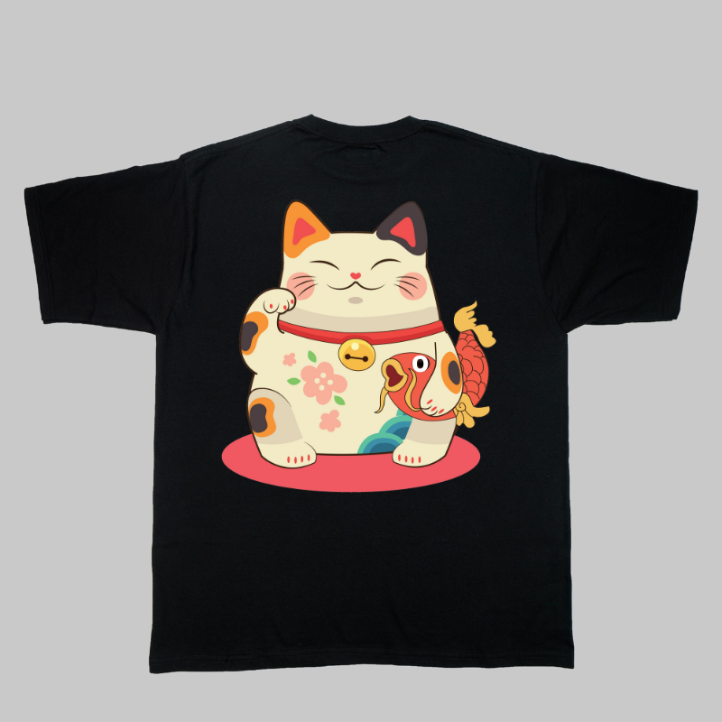 Maneki-Neko Japanese T-Shirt – My Japan Clothes