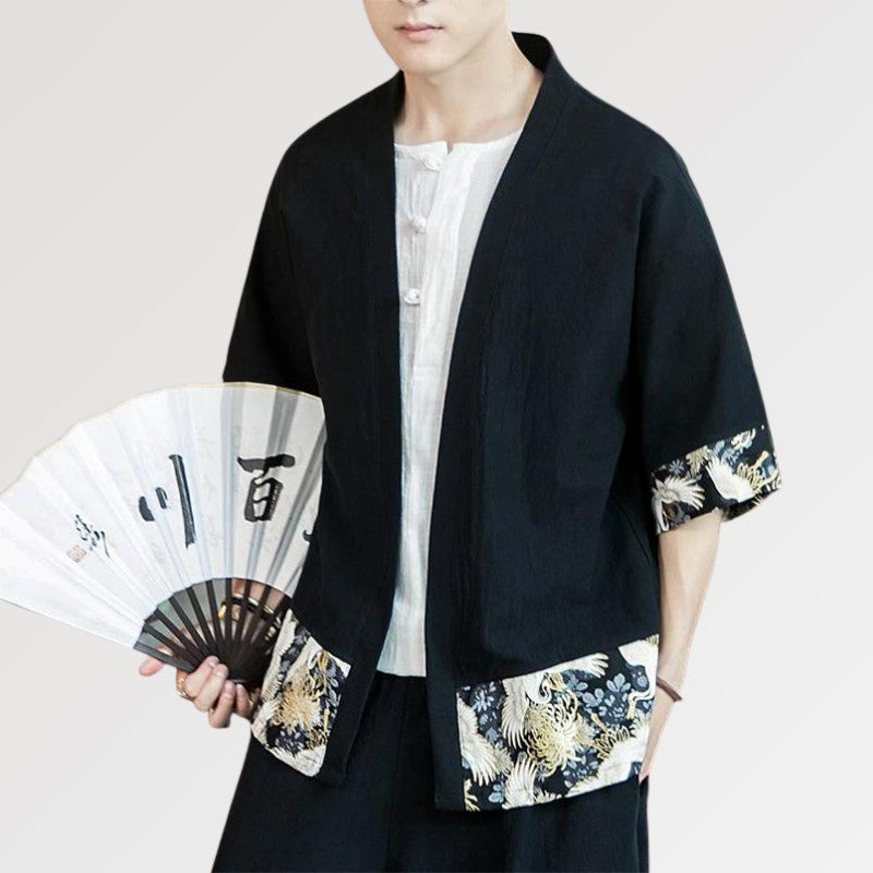 Mens Japanese Style Cardigan 'The Boyz' – My Japan Clothes