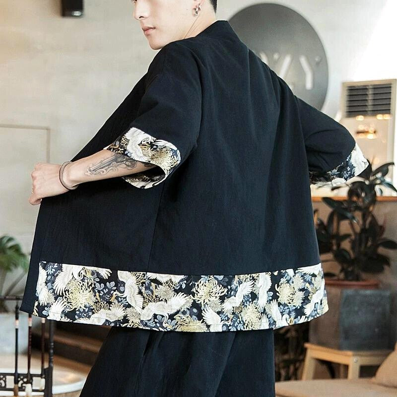 Mens Japanese Style Cardigan 'The Boyz' – My Japan Clothes