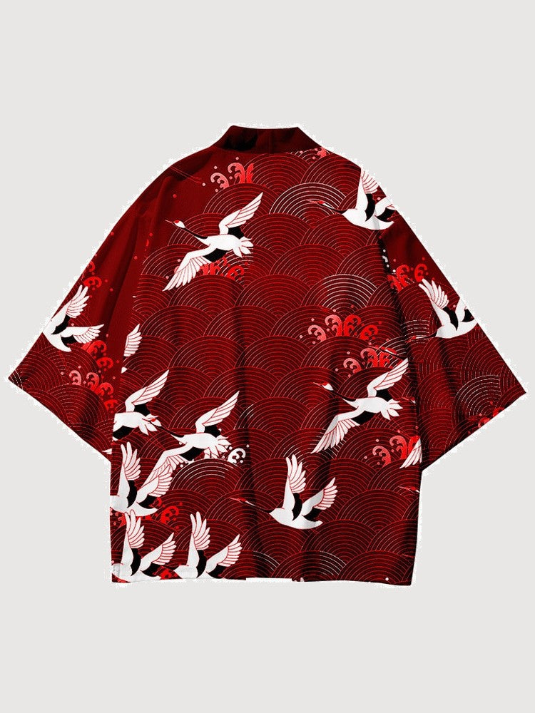 Red Japanese Haori 'Aka' – My Japan Clothes
