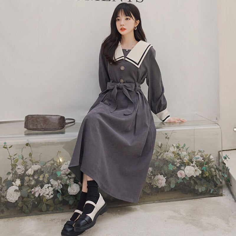 Traditional Japanese Black Dress 'Hangaku' – My Japan Clothes