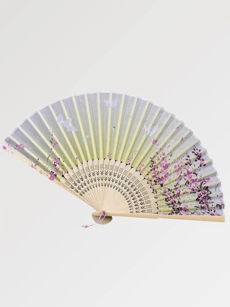 Traditional Japanese Fan 'Spring' – My Japan Clothes