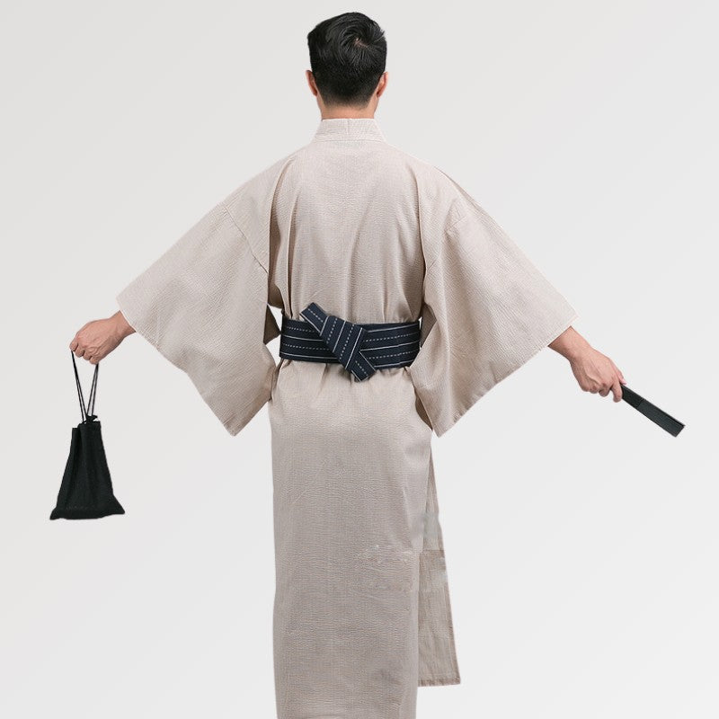 White Traditional Yukata 'Tsurugi' – My Japan Clothes