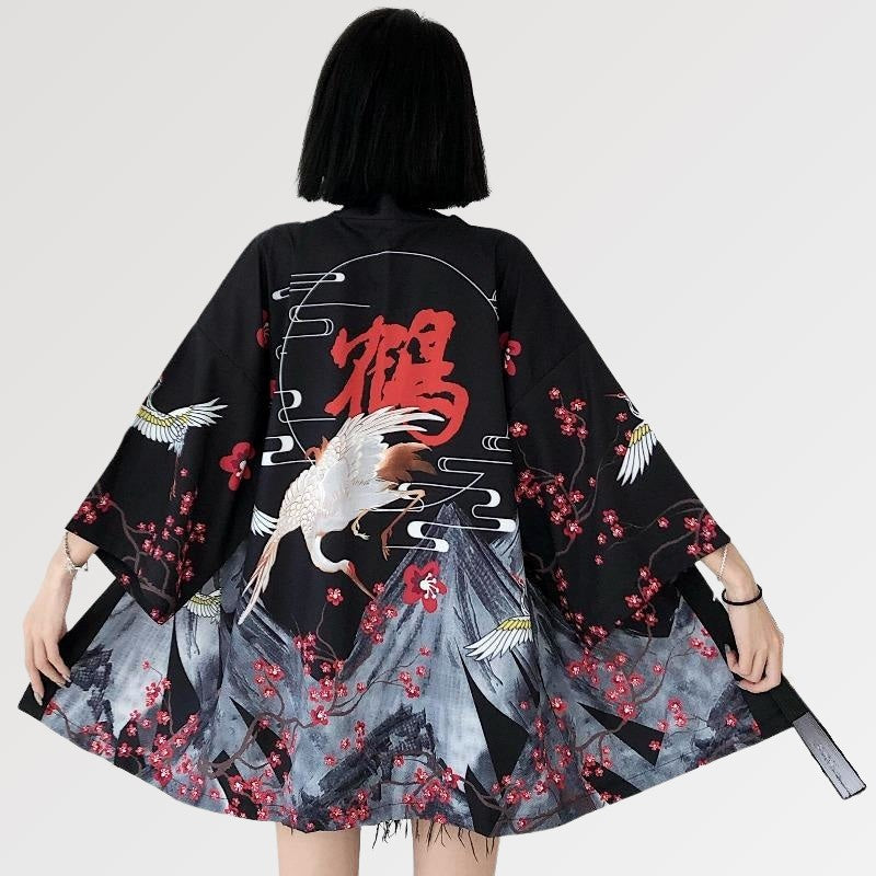 Women's Traditional Kimono Jacket 'Shodoshima' – My Japan Clothes