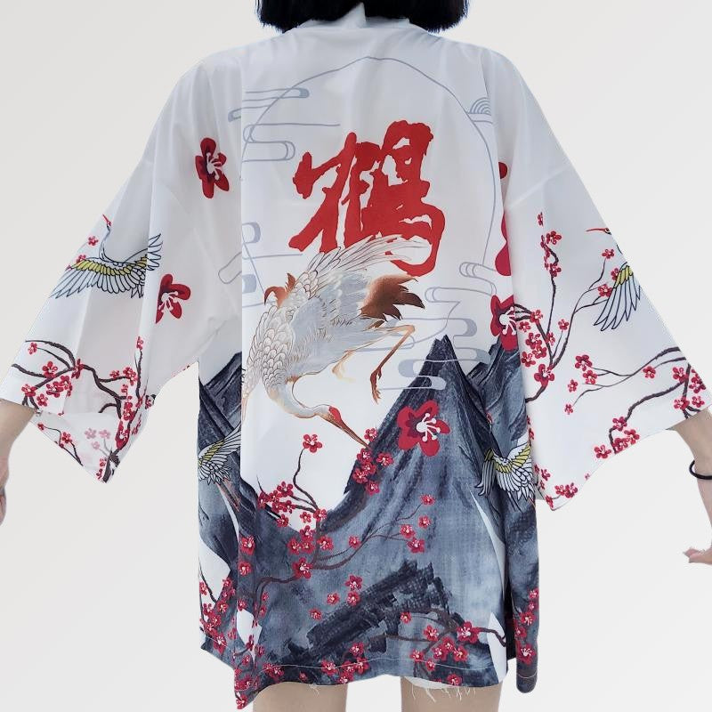 Women's Traditional Kimono Jacket 'Shodoshima' – My Japan Clothes